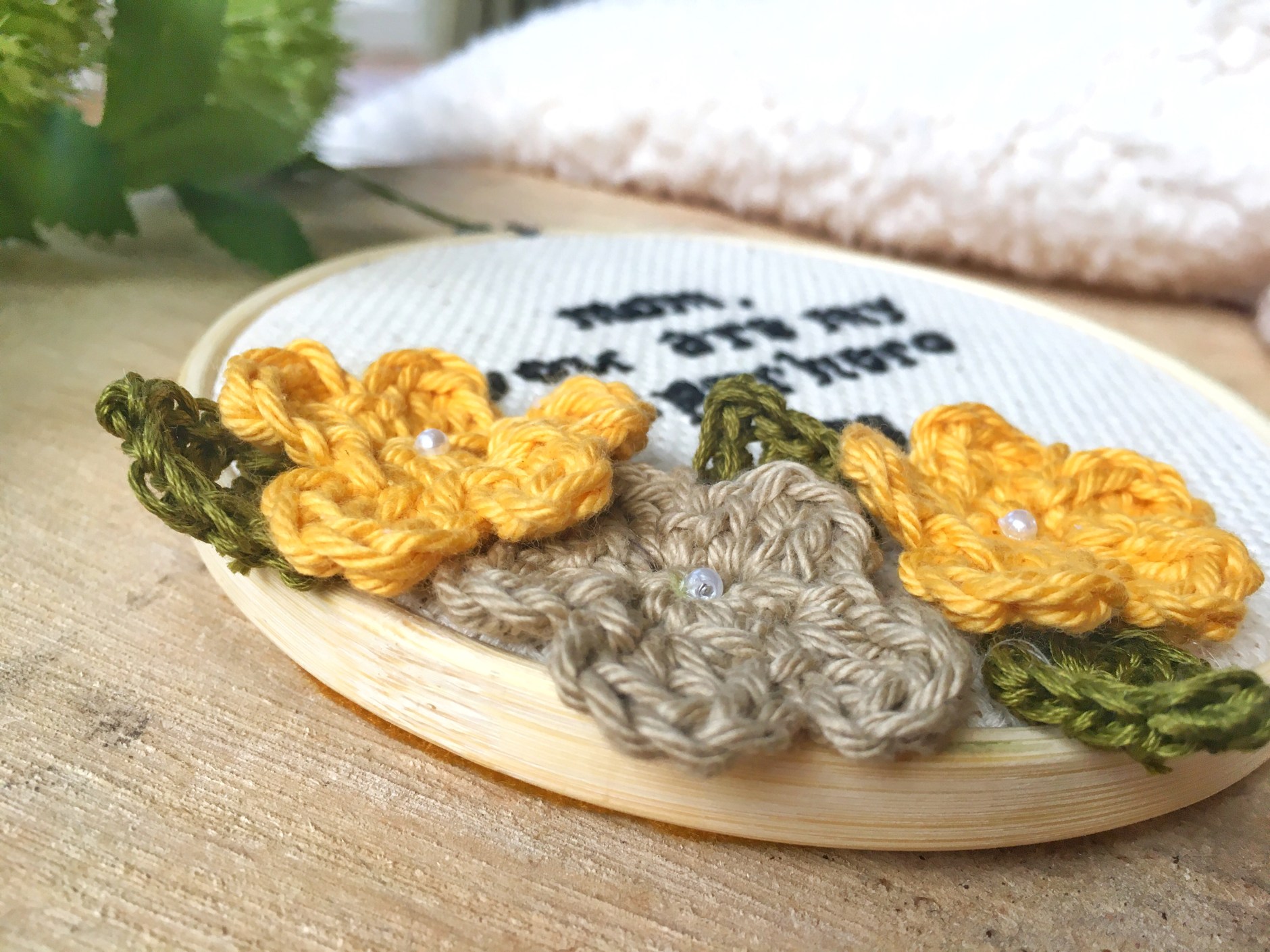 Embroidery Hoop art – Crochet blog